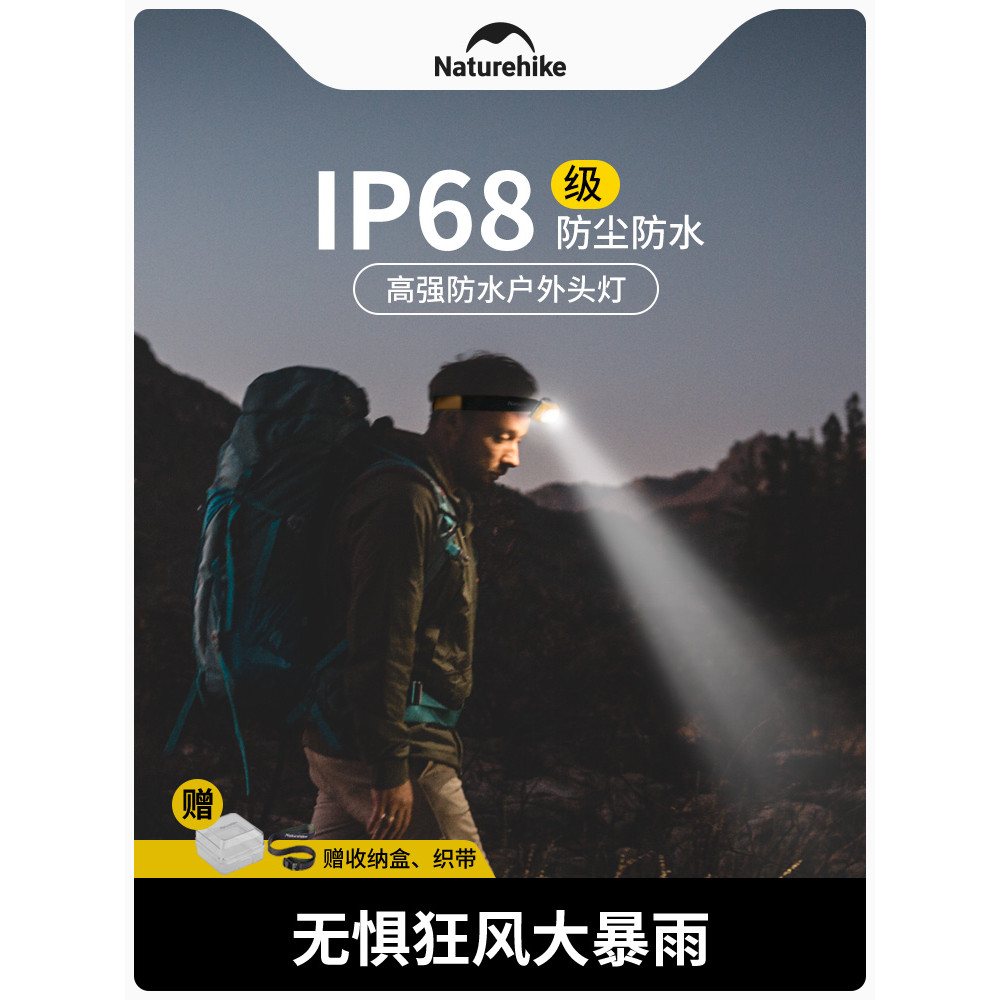 Lampu Depan Noko Luaran Mendaki Gunung Lampu Lekap Kepala Baharu Cahaya Kuat Sangat terang ...