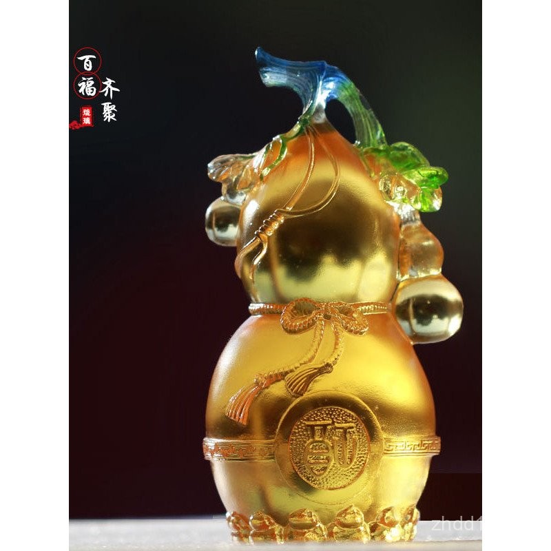 Labu Kaca Seratus Rahmat Perhimpunan Kekayaan Hiasan Feng Shui Rumah ...