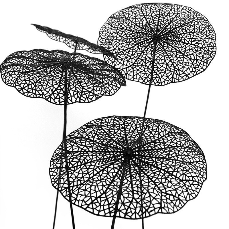 Plastic Lotus Leaf Simulation Dried Lotus Puff Dried Flower Simulation ...