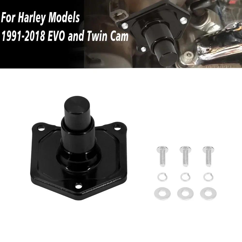 Motorcycle Solenoid Cover Push Button Starter For Harley EVO Twin Cam ...