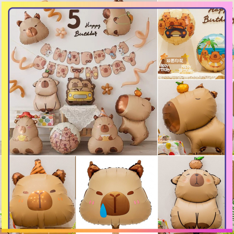 Kapibara Balloon Capybara Balloon Cartoon Balloon Modeling Balloon ...