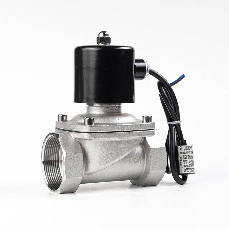 304 1/2 "3/4" 1 "Stainless Steel Normally Closed Electric Solenoid Valve AC 110V/220V/24V DC 12V ...