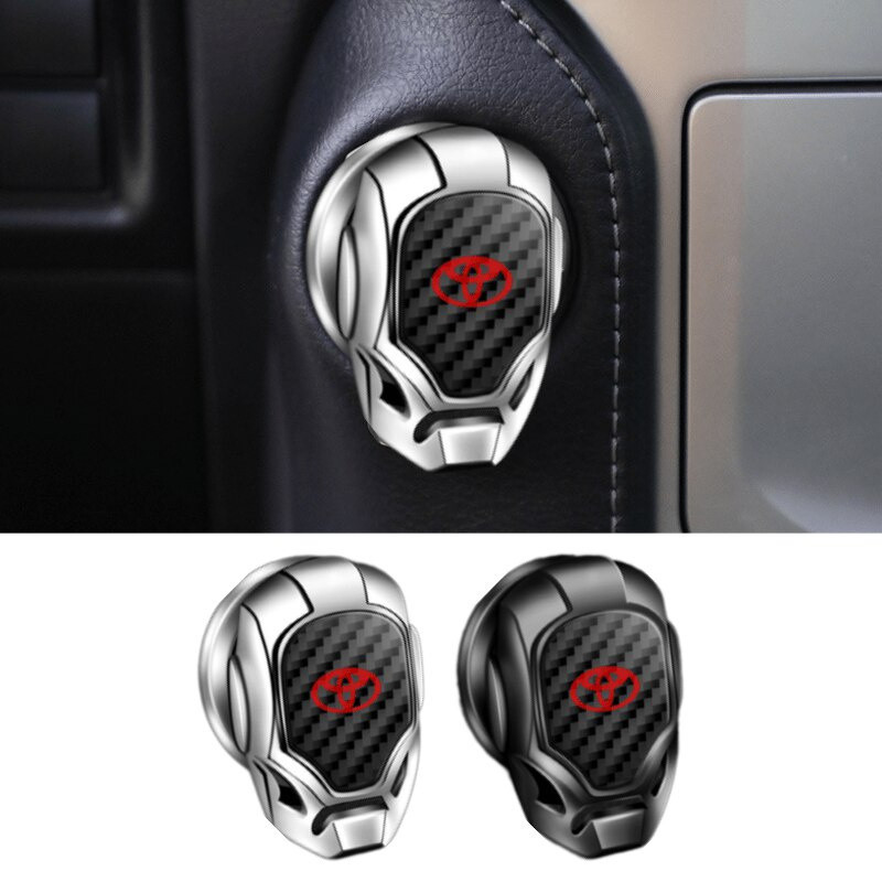 Car Ignition Device Button Cover Decal for Toyota Prius Prado Corolla ...