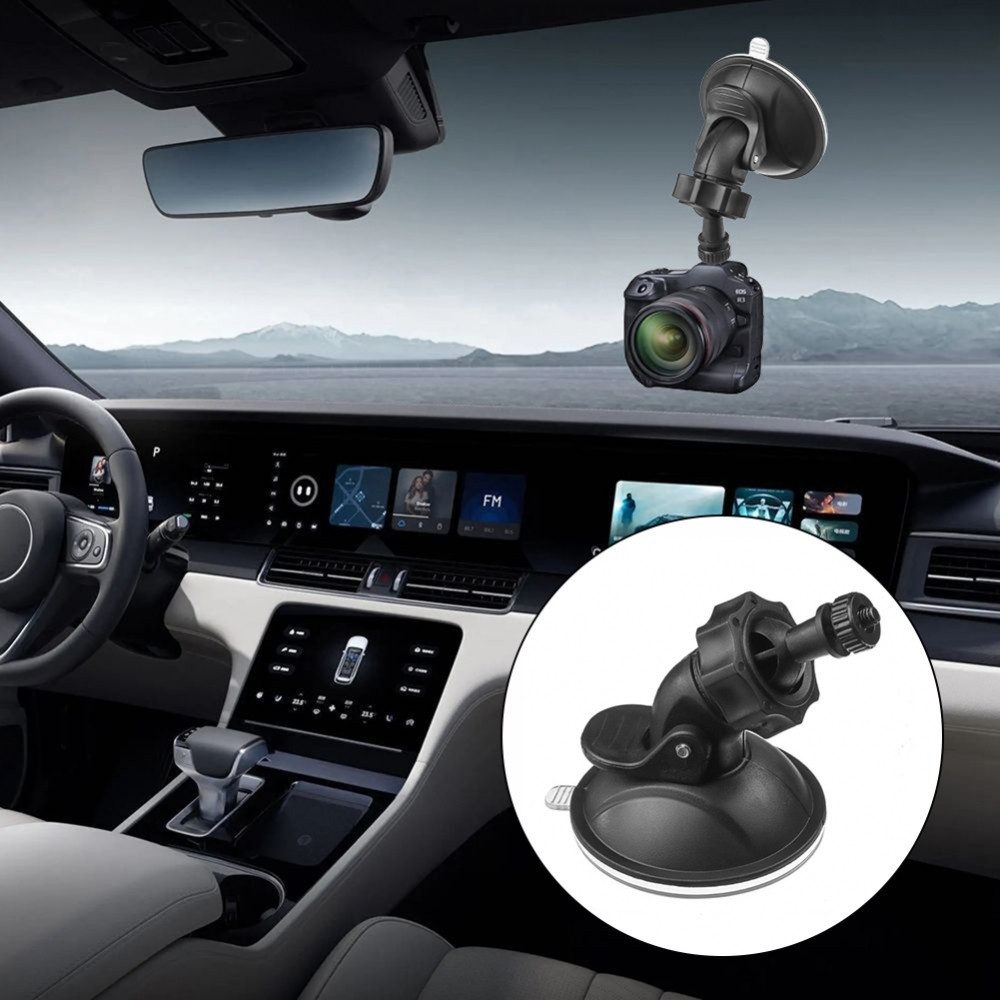 Camera Stand Suction Cup Mount Securely Mounts Your Dash Cam on any ...