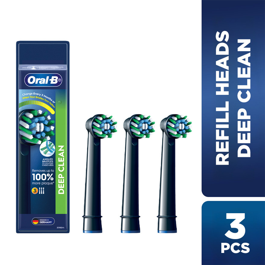 Oral-B Deep Clean Black Brush Heads Refill 3s | Shopee Malaysia