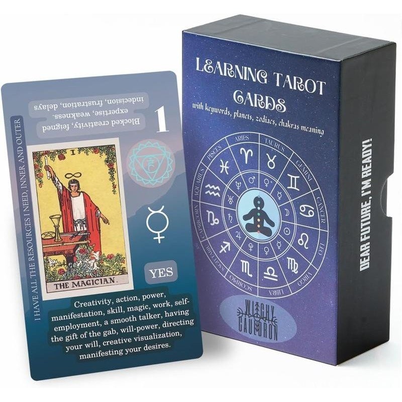 Learning Tarot Cards Deck, Tarot Cards for Beginners with Meanings on ...