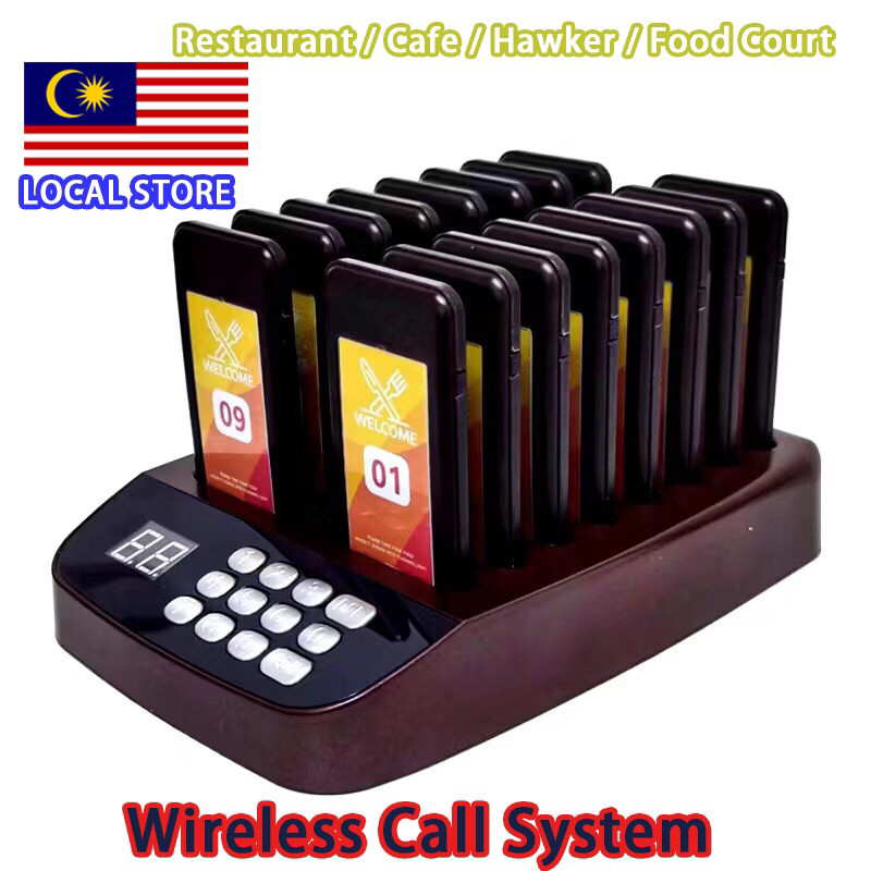 Restaurant Pager Wireless Calling System | 8 Pagers | Wireless Pager ...
