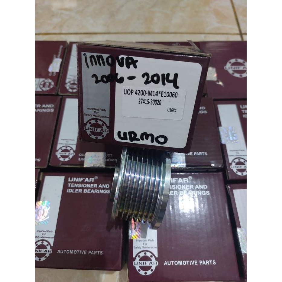 Pulley Pully Alternator Dynamo Ampere Innova Hilux Fortuner Hiace Inova ...