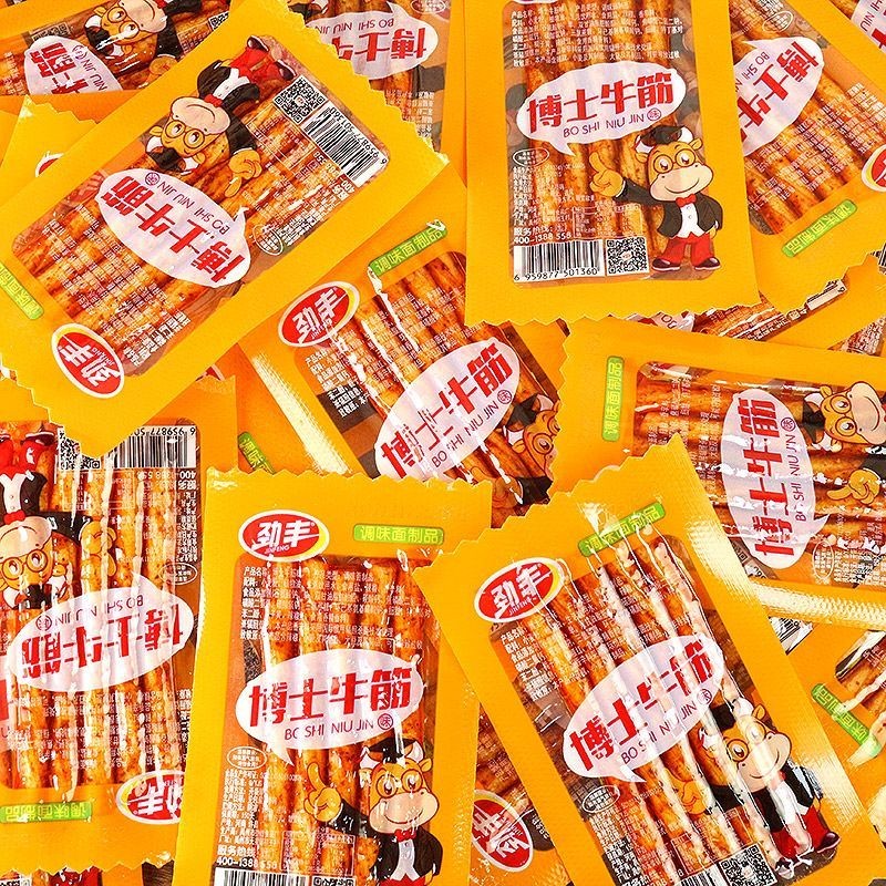 Dr. Jinfeng Vegetarian Beef Tendon Spicy Strips After 8090 Nostalgic ...