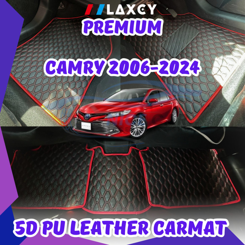 Toyota Camry LAXEY Carpet Floot mat 5D Carpet Pu Leather | Shopee Malaysia
