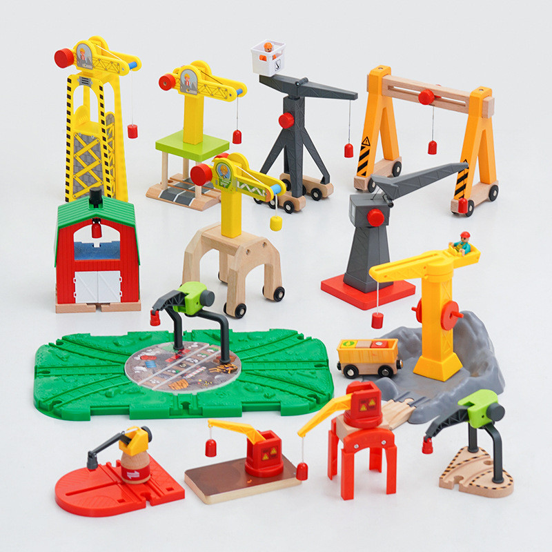 Bulk Wooden Track Accessories Hanging Tower Toys Magnetic Decorations ...