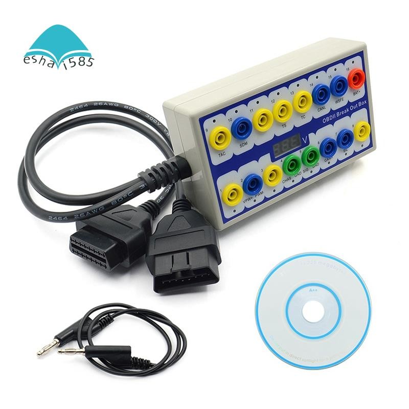 Auto Car OBD2 Break Out Box OBD2 Breakout Box OBD OBDII Protocol ...