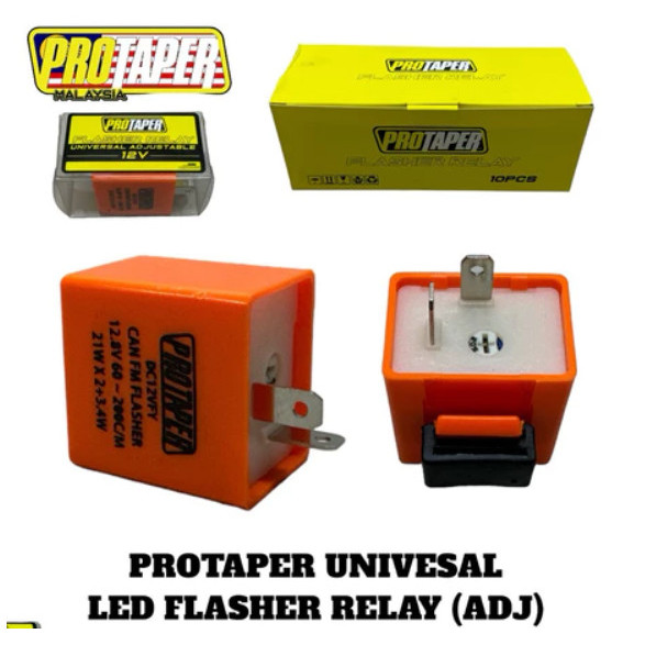 YAMAHA / HONDA [ 2PIN ] PROTAPER RACING LED SIGNAL CONDENSER FLASHER ...