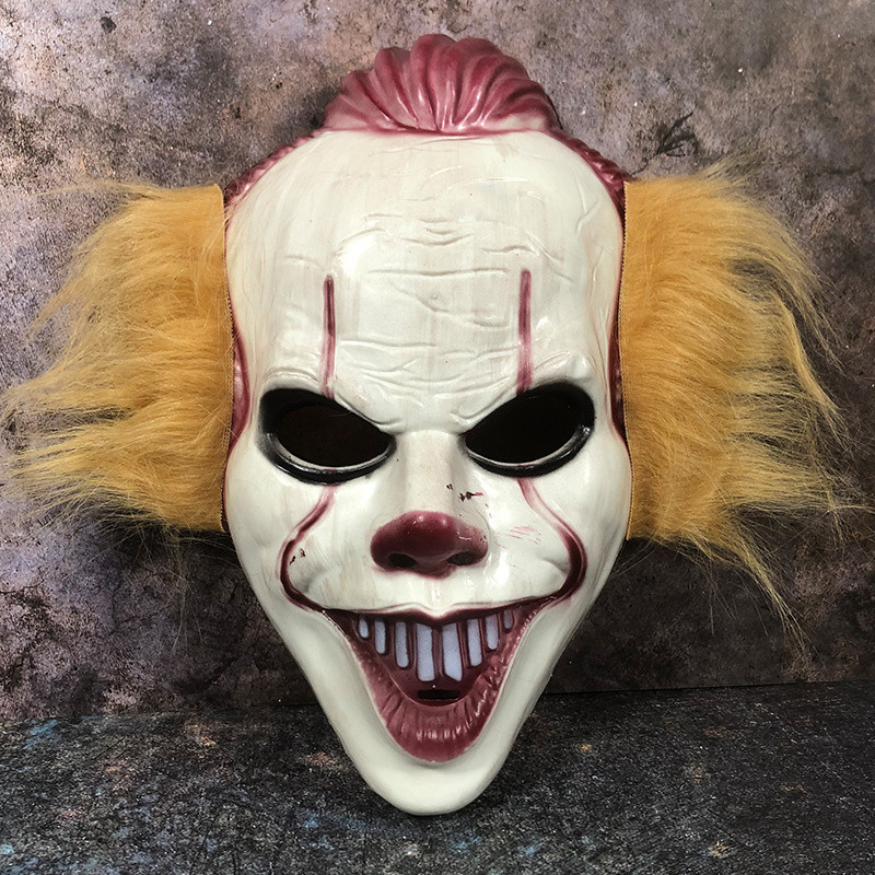 Halloween Scary Clown Mask Full Smiley Face Scary Toy Masquerade COS ...
