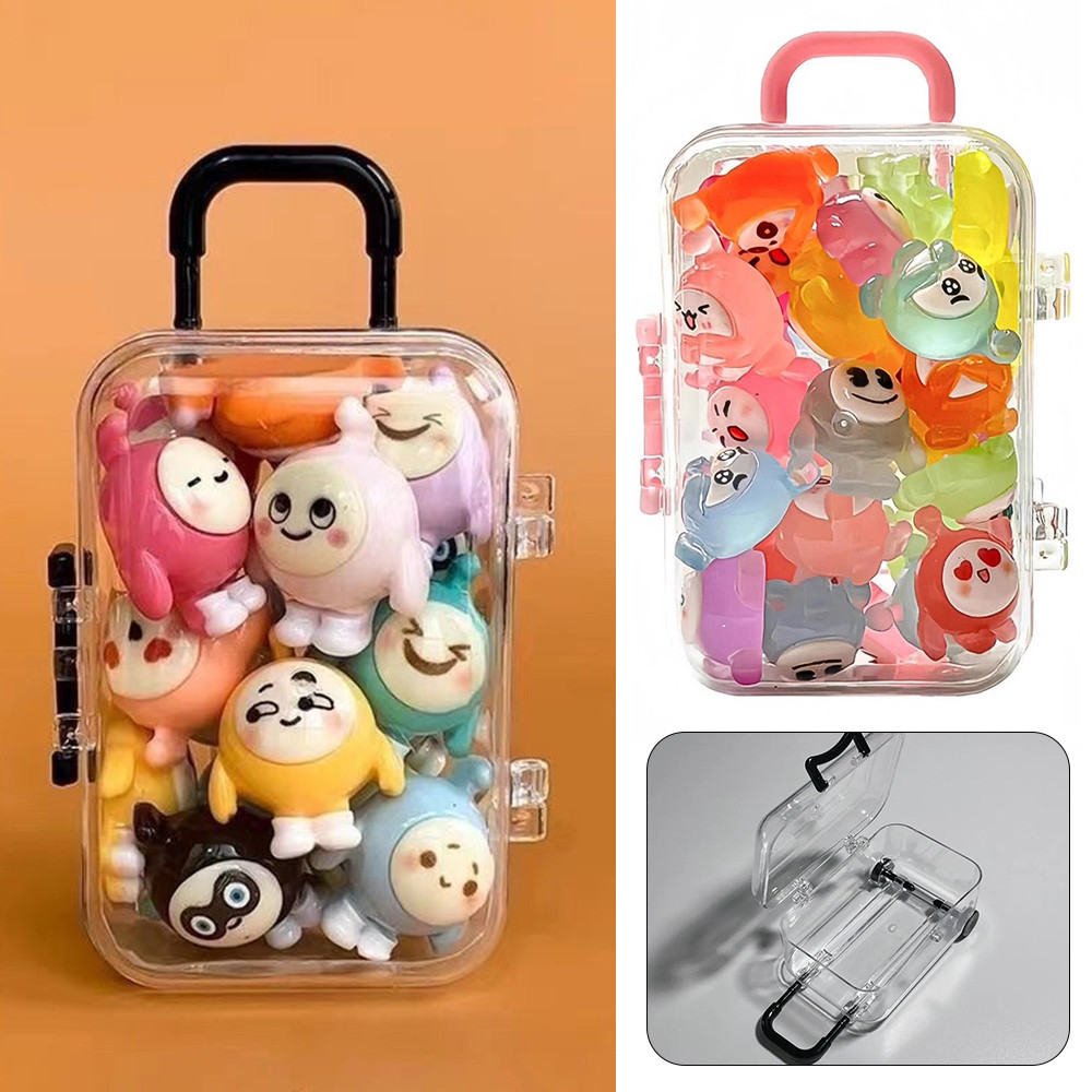 mini labubu Doll storage luggage case cute box simple modern ...