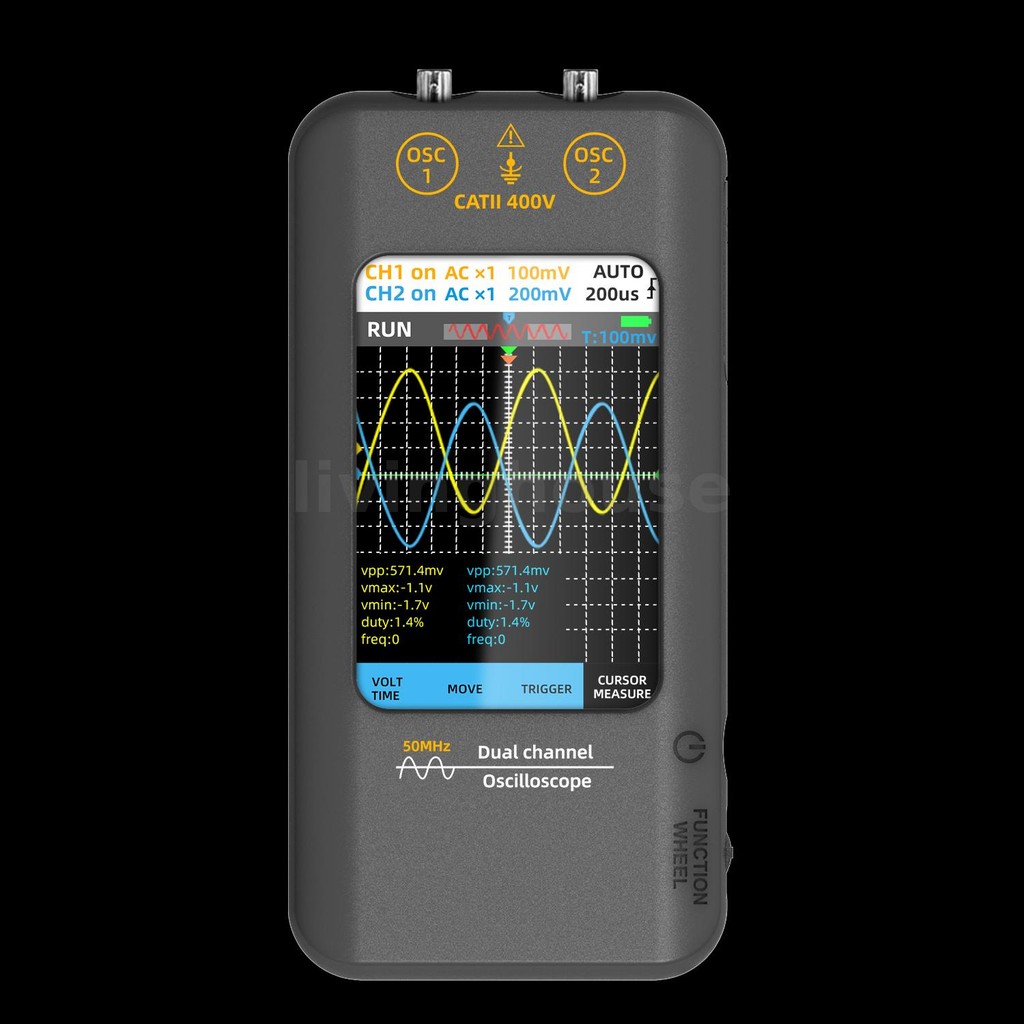 11.11 BSIDE Dual-Channel Oscilloscope O2 50MHz 250MSa/s Real-Time ...