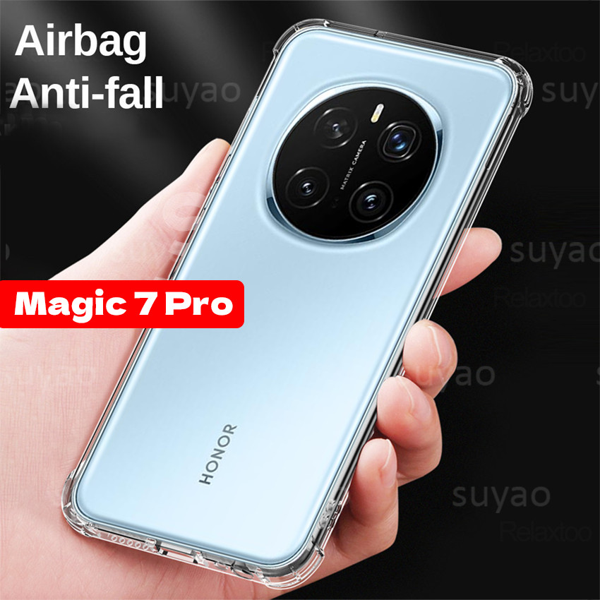 For Honor Magic 7 Pro 7Pro 6 5 4 2024 Phone Case Clear Transparent Magic7 Magic7Pro Casing ...