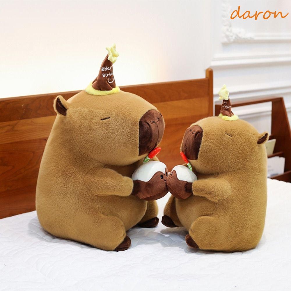 DARON Capybara Plush Toys, Fluffy Soft Capybara Plush Doll, Cute ...