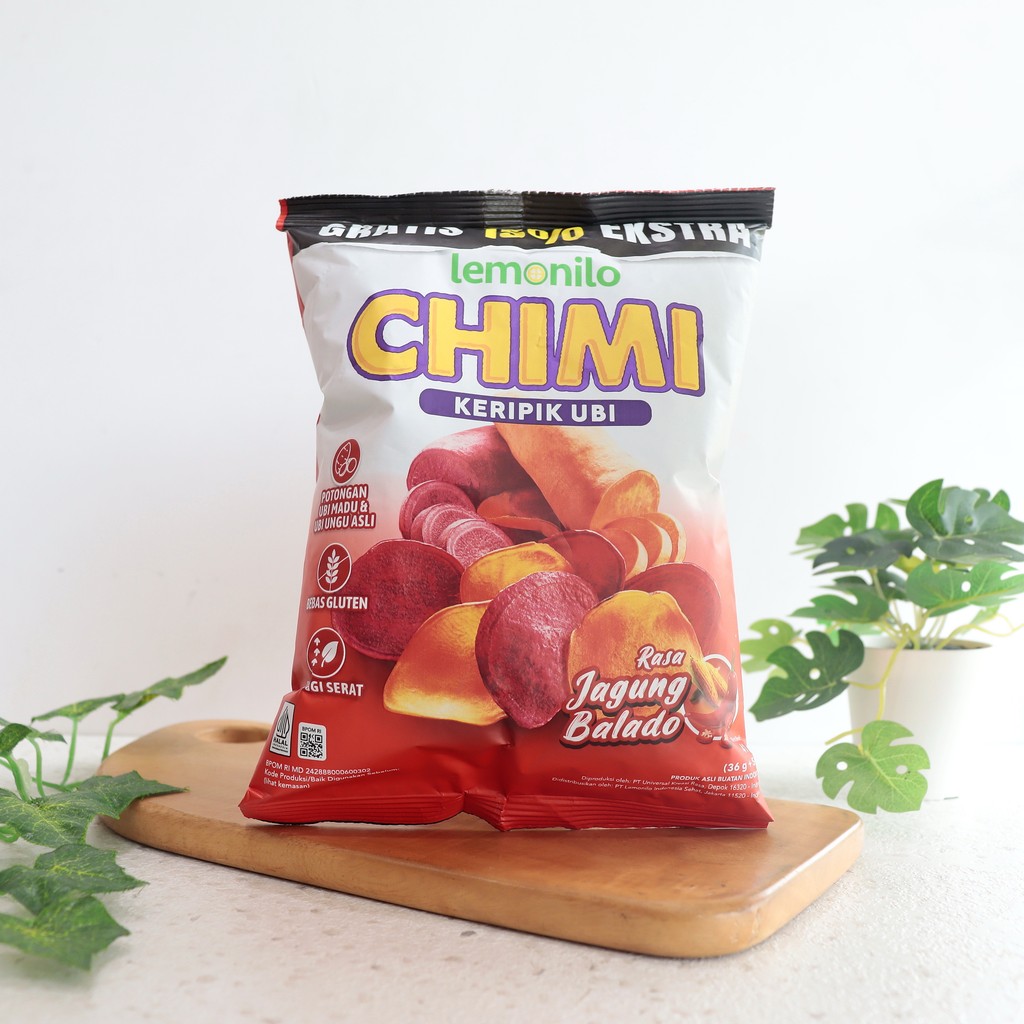 41g Corn Balado Chimi Potato Chips - Lemonilo | Shopee Malaysia