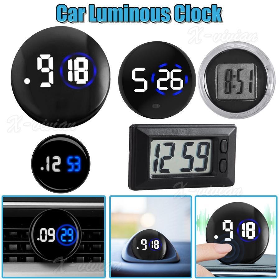 Dash Clock Luminous Stick-On Clock for Car Dashboard Waterproof Car ...