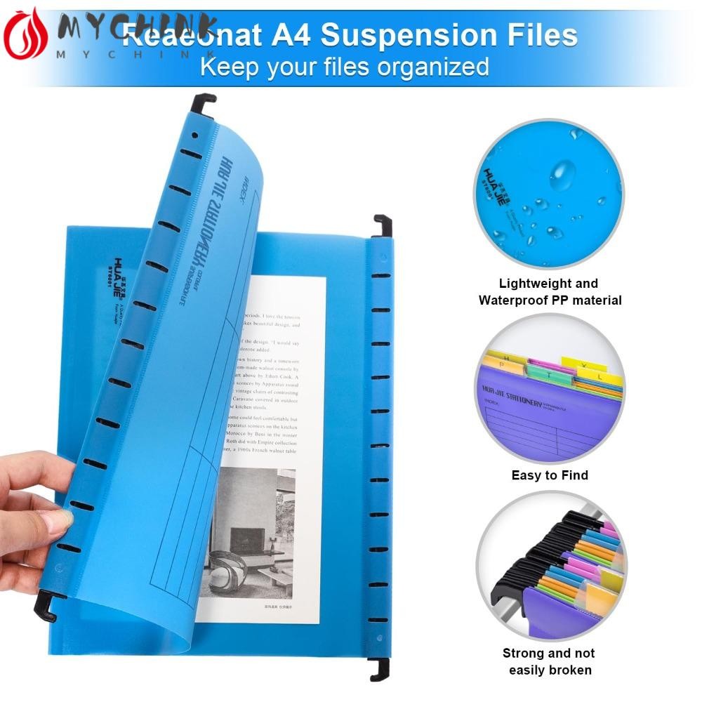 CHINK A4 Quick Labor Folder, PVC with Hook A4 Suspension Files, Color ...