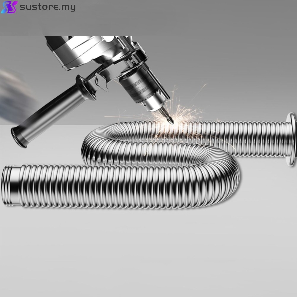 [Super]Bathroom 40/60cm Stainless Steel Sink Siphon Waste Drain ...