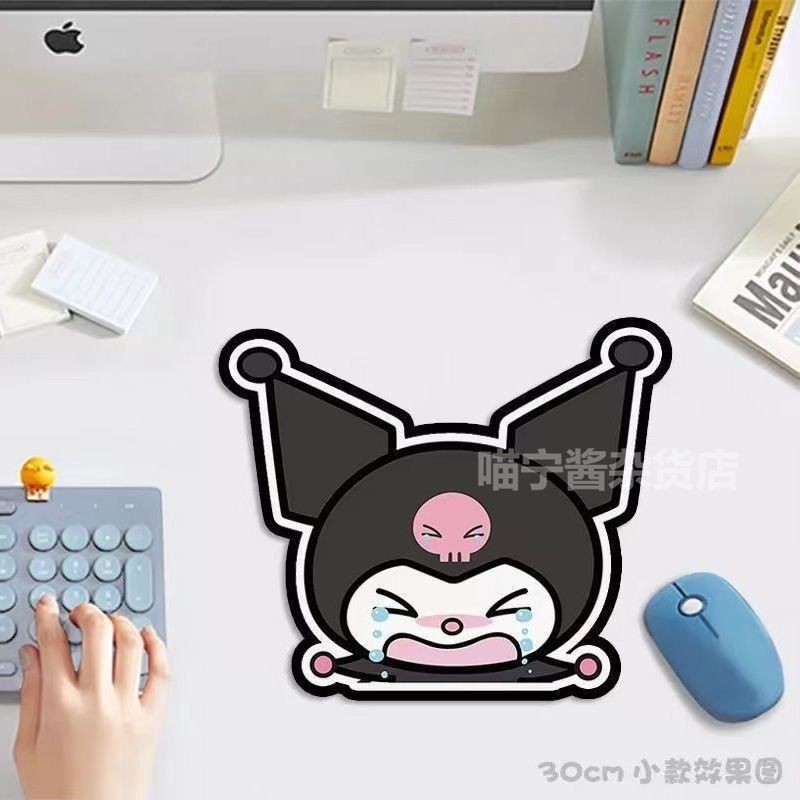 Cartoon Crying Kuromi Mouse Pad Dormitory High-value Computer Desk Pad ...