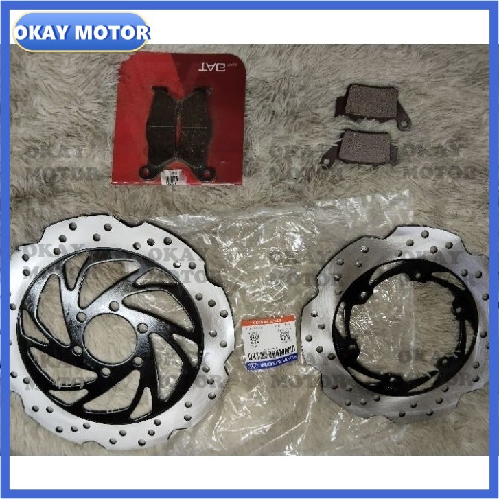READY STOCK MODENAS NS200 pulsar front rear disc plate piring disk ...