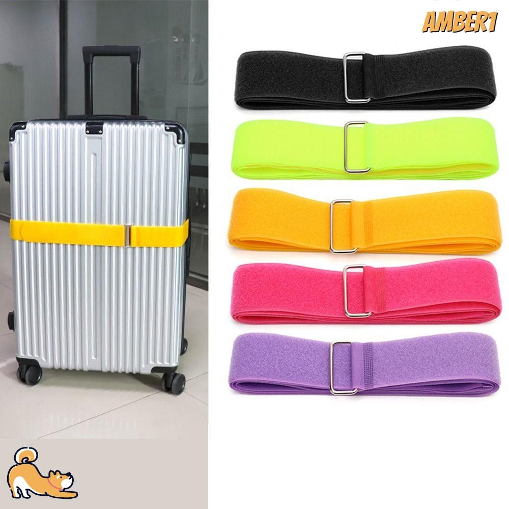 AMBER1 Luggage Safe Straps, Tying Rope Anti-lost Travel Luggage Elastic ...