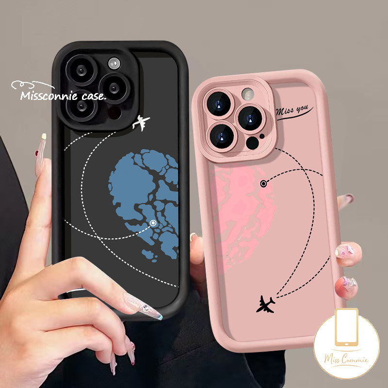 Creative Art Love Heart Airline Phone Case Compatible for IPhone 11 16 ...