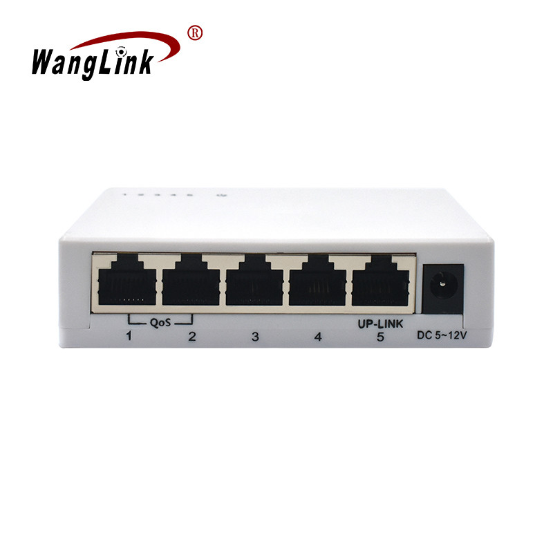 Wanglink High quality 10/100Mbps 5 Port Network Plastics Unmanaged ...