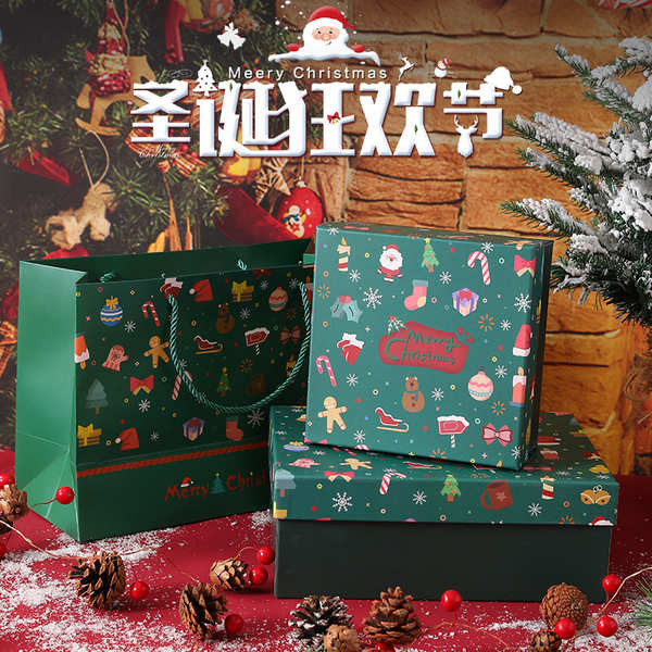 gift set christmas gift box Kotak Hadiah Krismas Kotak Kosong Hadiah ...