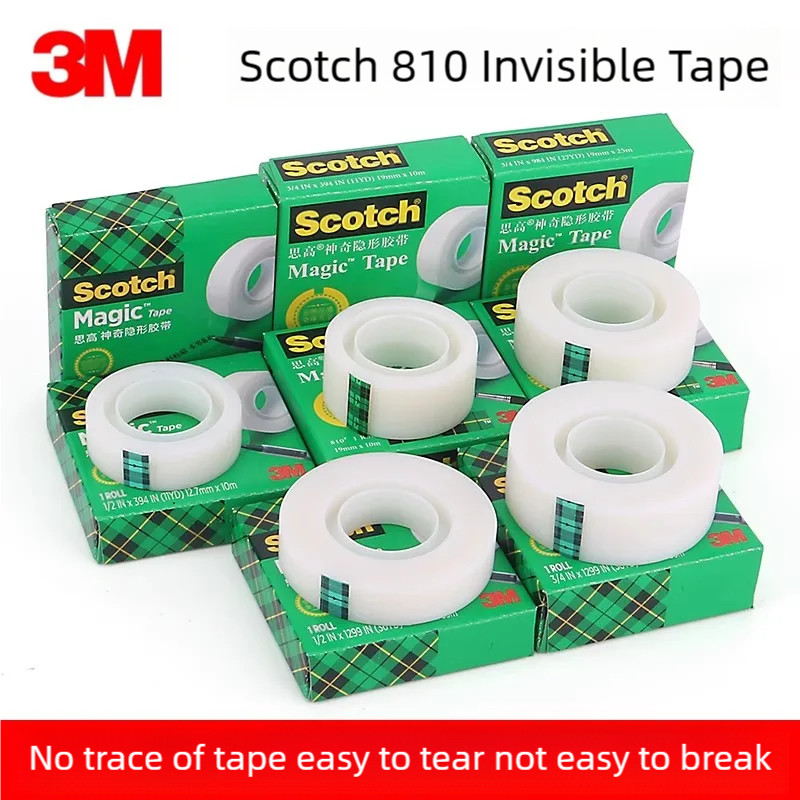 3M Scotch 810 Magic tape invisible tape Adhesive Tape Office Supplies ...