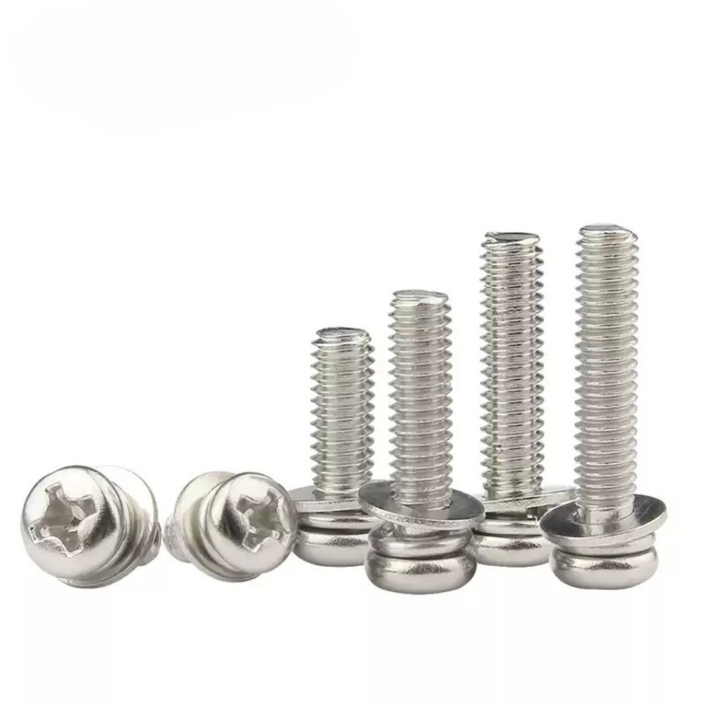316 Stainless Steel Round Head Cross Three Combination M3/M4/M5/M6 ...