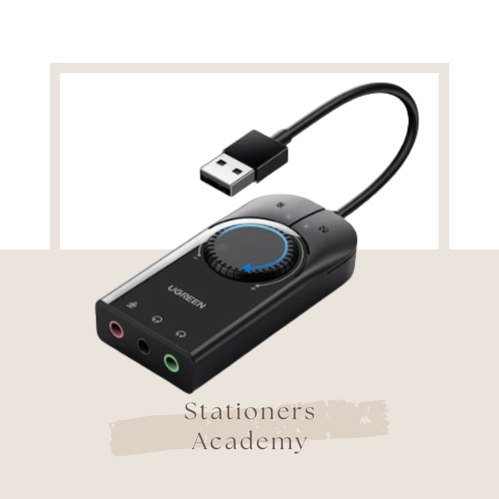 UGREEN USB-A External Stereo Sound Adapter (CM129/40964) | Shopee Malaysia