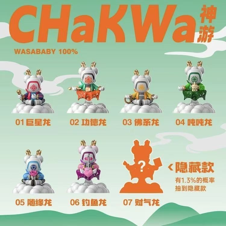 Official WASA Chameleon New Daydream Dragon Series Trendy Blind Box ...