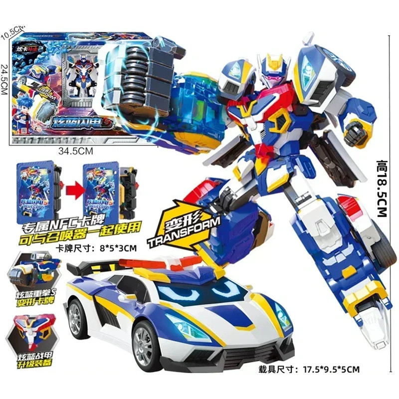 2025 New Metal Cardbot Transforming Robot Car Card Toy Action Figure ...