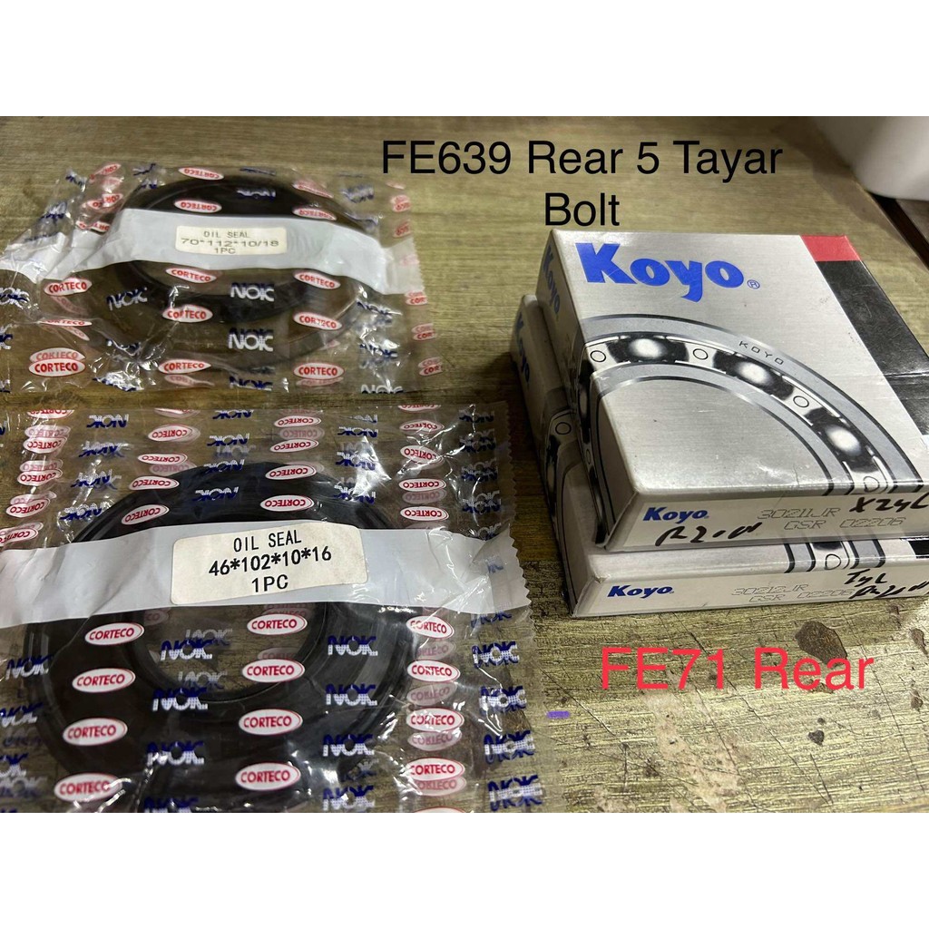 Mitsubishi Canter Lorry FE639 5Tayar Bolt FE71 Rear Wheel Hub Bearing ...