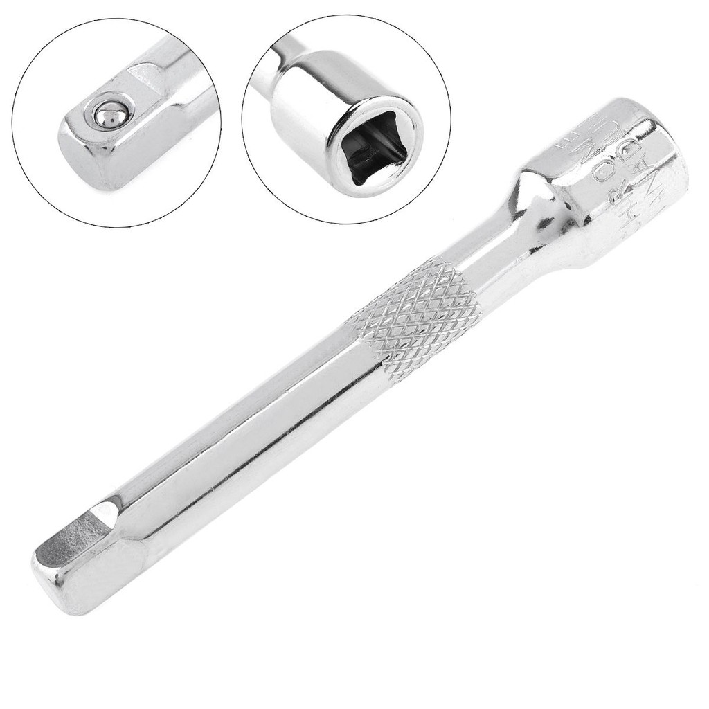 1/4 Inch Chromed Steel Extension Bar 75MM Drive Ratchet Wrench Socket ...