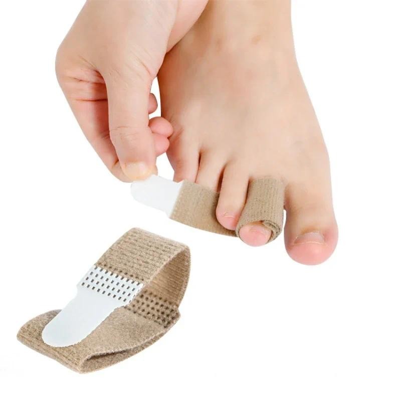 1 pair of toe straighteners hammer toe tape bunion corrector bandage ...
