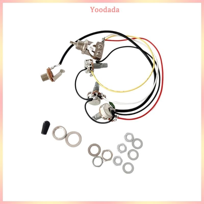 Yoo Electric Guitar Wiring Harness Set Replacement 1 Volumes 1 Tone ...