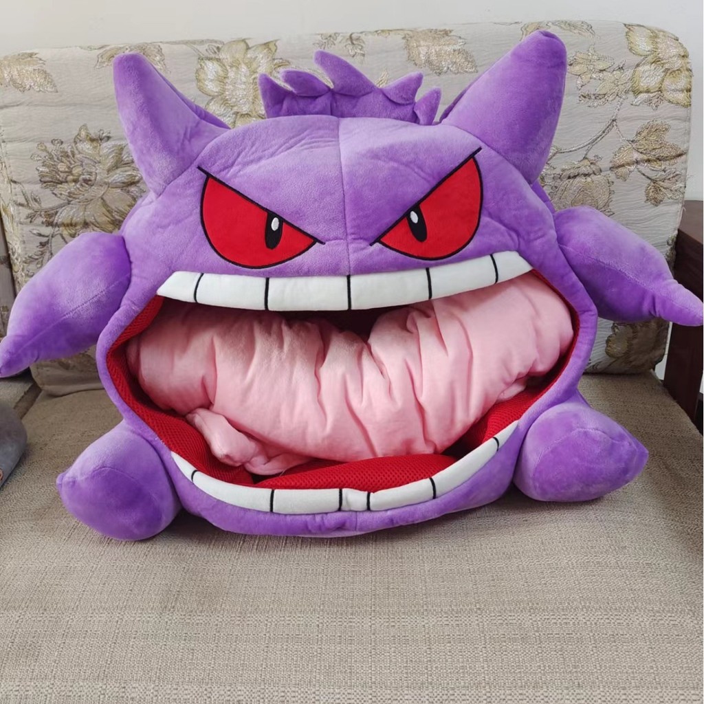 Pokemon Gengar Big Tongue Plushies Anime Peripheral Big Size Gengar ...