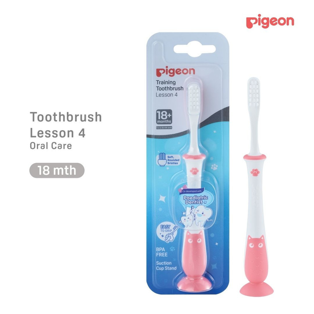 Pigeon Baby Training Toothbrush Lesson 4 (18m+) | Shopee Malaysia