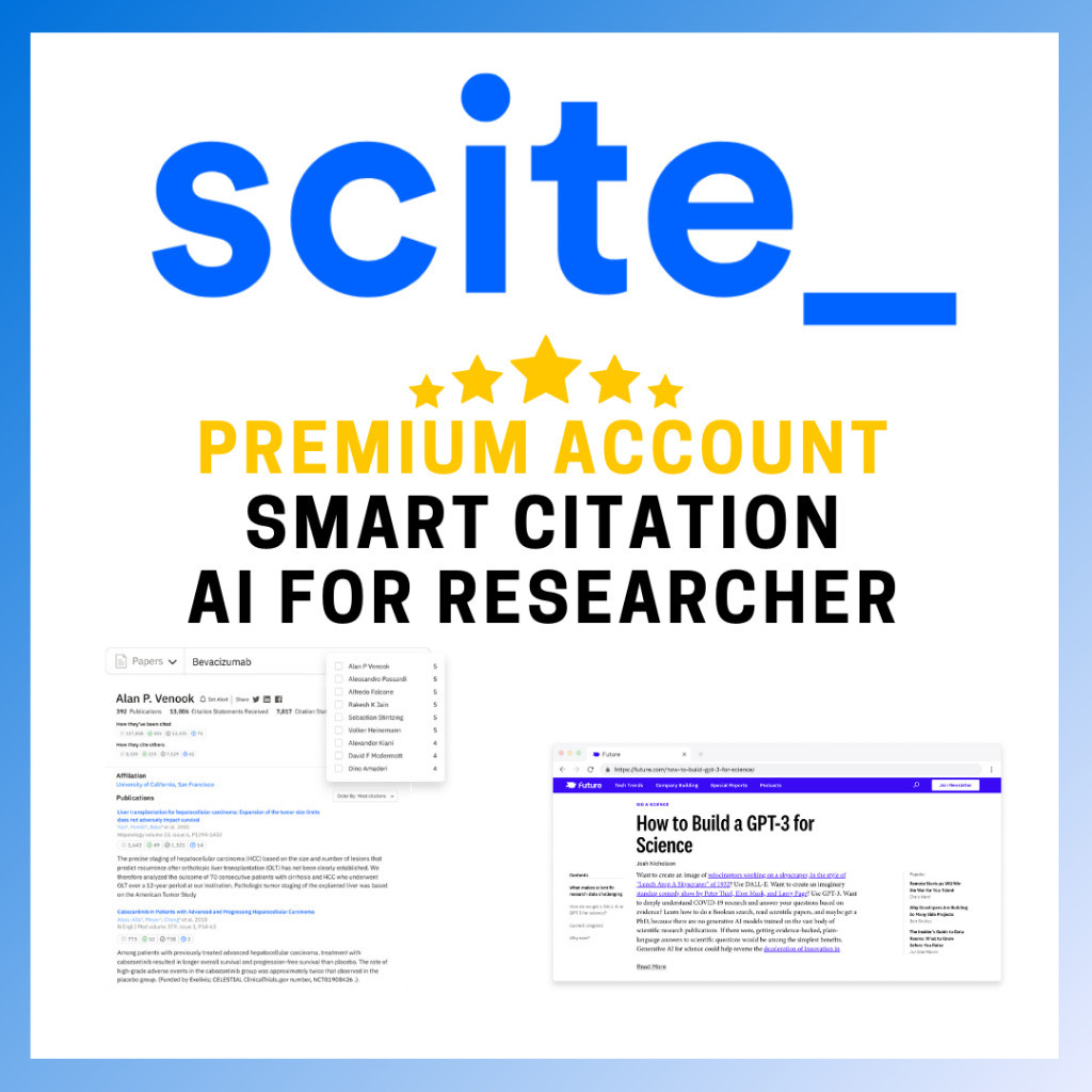 SCITE AI Smart Citations Research Paper writing system Generating ...
