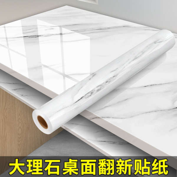 Tabletop stickers, table paper, self-adhesive waterproof and oilproof ...