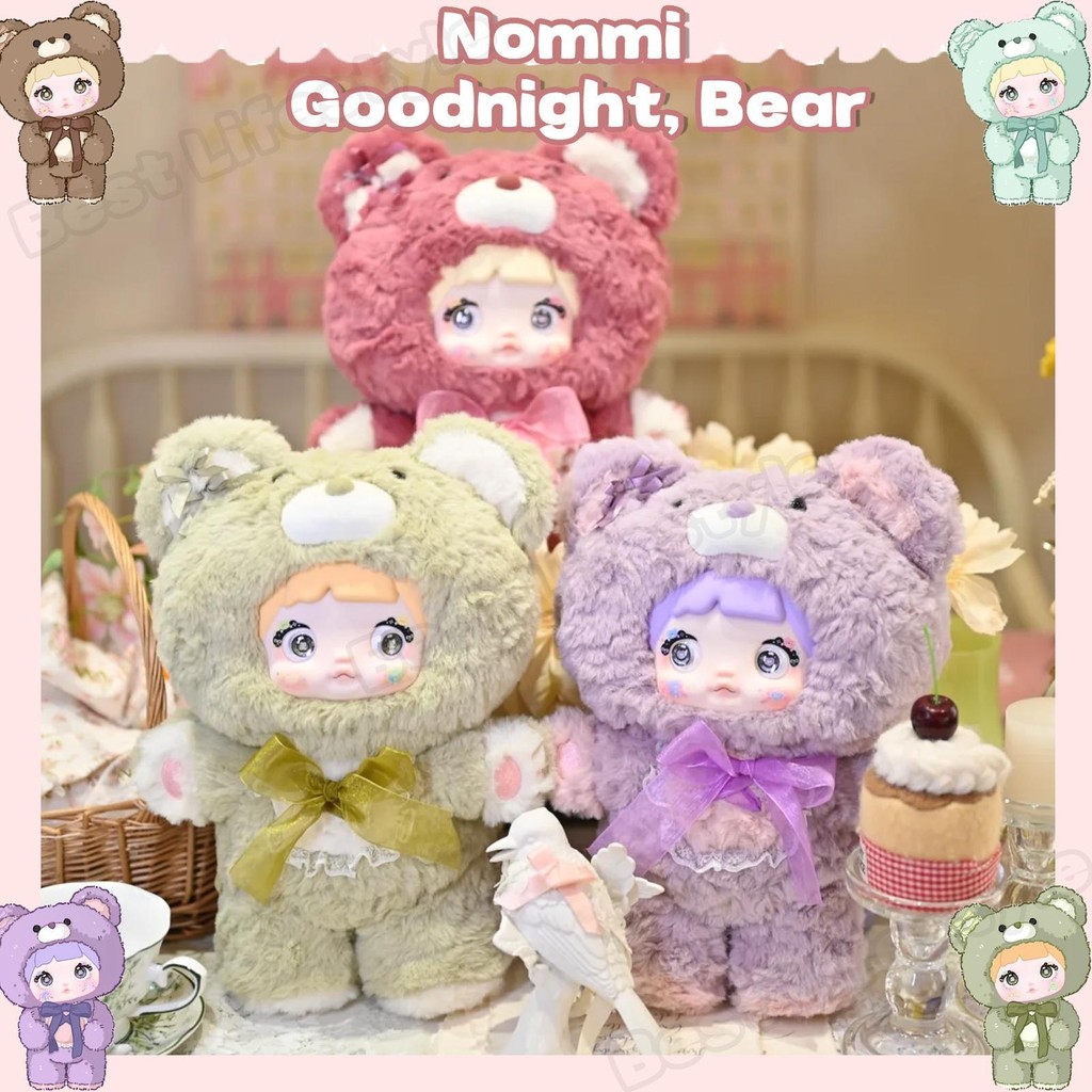 Nommi 400% Plush Doll | Nommi Good Night Bear 400% Doll Cute Action ...