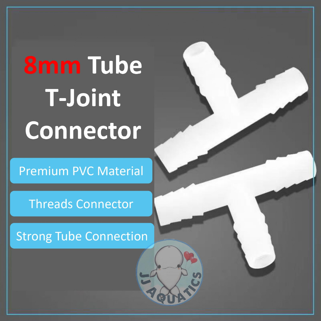 🔥Ready Stock🔥8mm T Joint Tube Connector Hose Fitting Adapter Aquarium ...