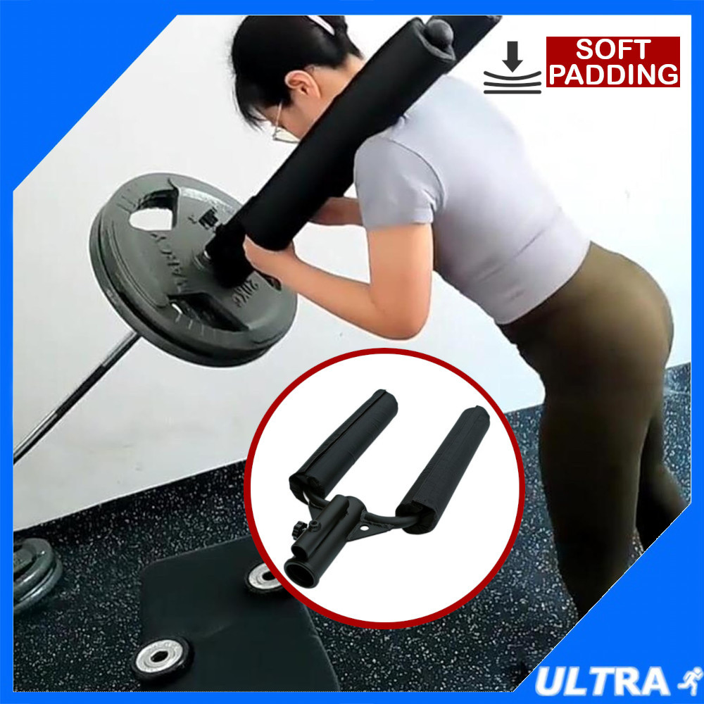 Landmine Hack Squat Attachment Barbell Shoulder Handle Soft Padding ...