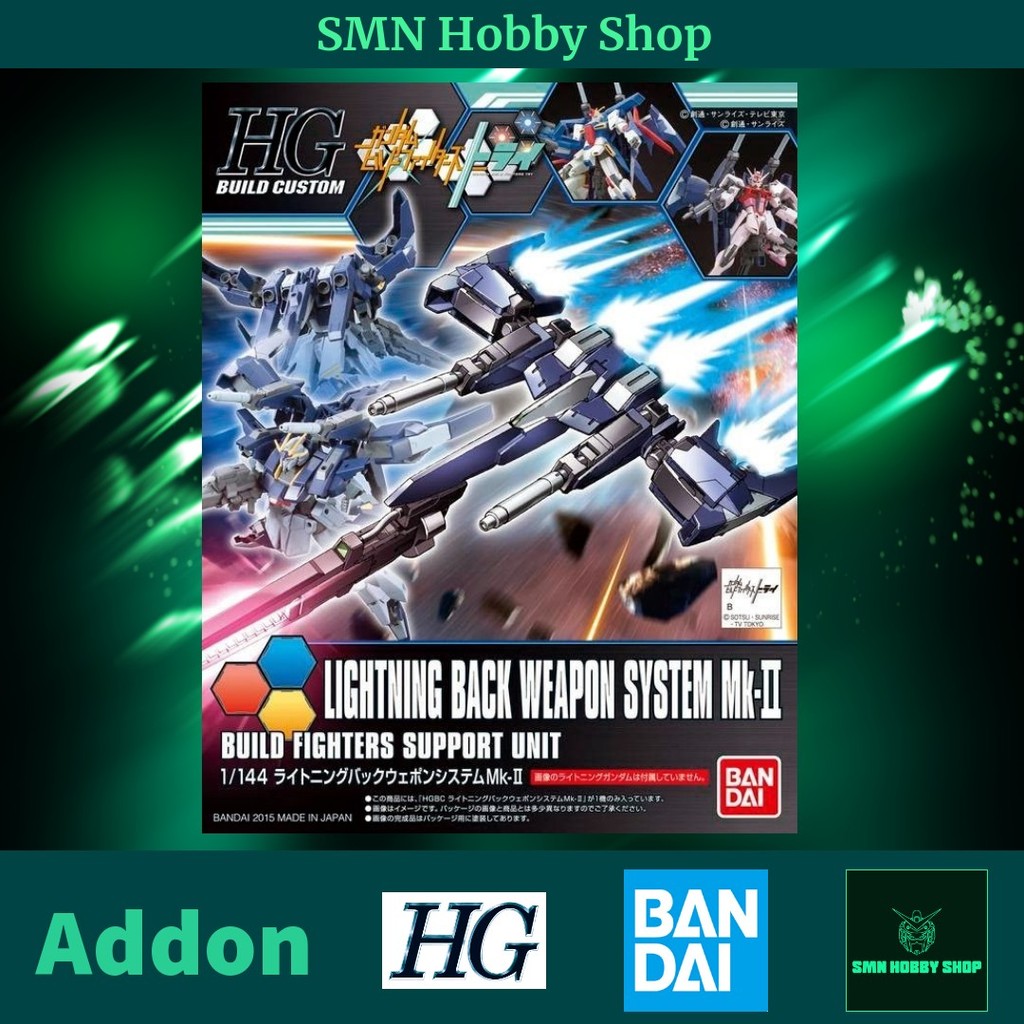 HG 1/144 Lightning Back Weapon System M K-II Addon Weapon & Backpack [HGBC] (Bandai) | Shopee ...