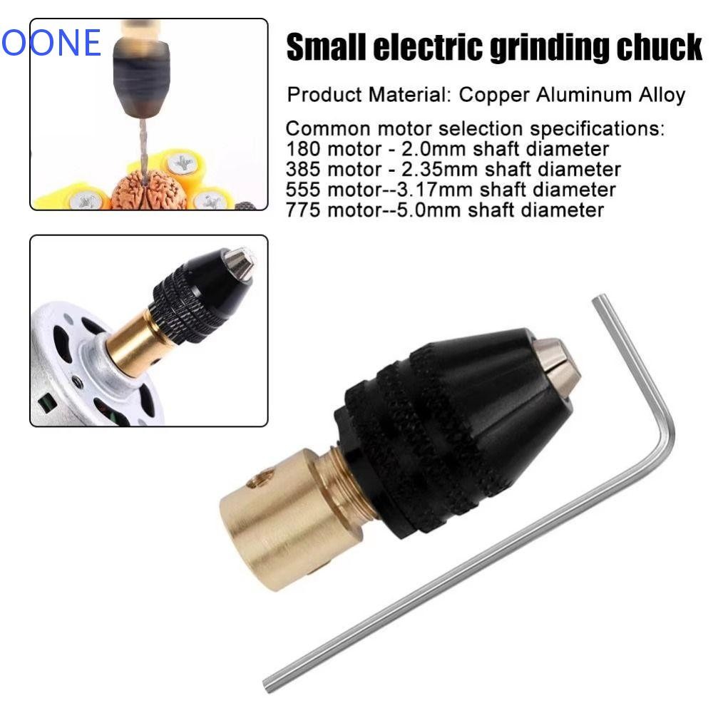 OONE Mini Chuck Tool Fixture, Converter Drill Chuck 0.3-3.4mm Keyless ...